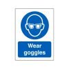 Wear Goggles Mandatory Signs